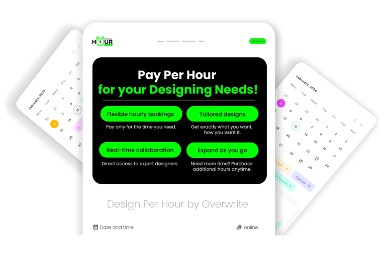 Affordable Hourly Design Services | Design Per Hour by Overwrite